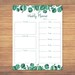 Printable Weekly Planners Kit, Printable to Do List, 6 in 1 Bundle ...