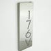 Vertical Custom Metal House Numbers - Modern House Numbers - Stainless ...