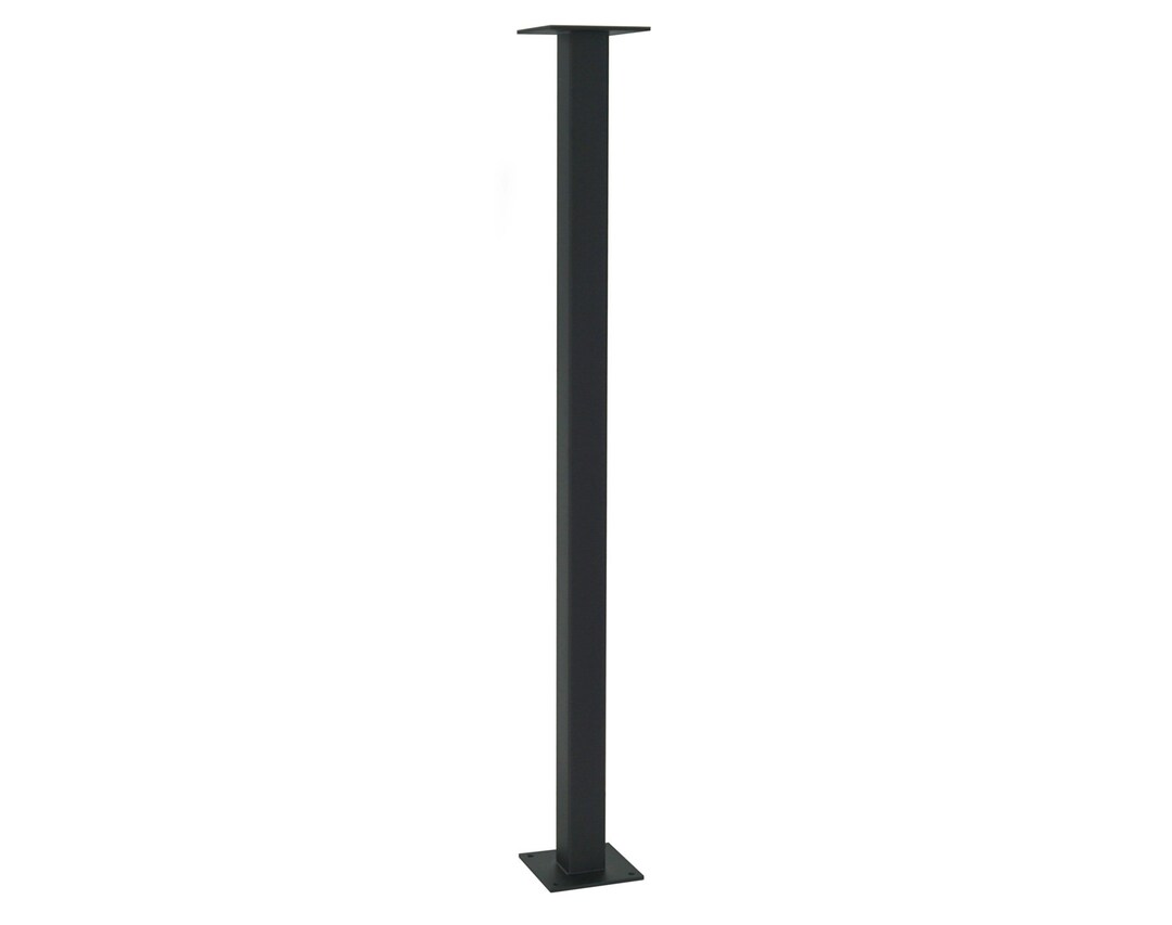 The Minimalist Black Post 42" - Modern Post- Stainless Steel - Post ...