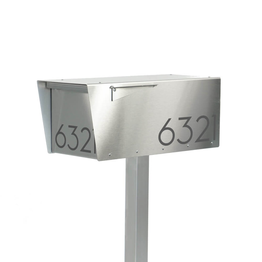 ANTHONY S the Minimalist, Modern Post Mounted Mailbox - Vsons Design ...