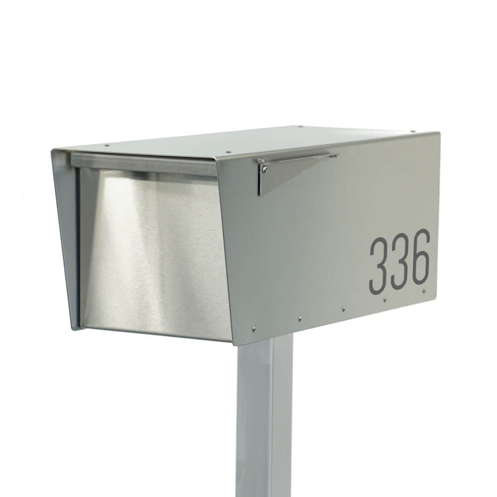 Stainless Steel Post Mount Mailboxes