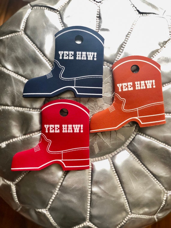 Cowboy Boot Can Koozies