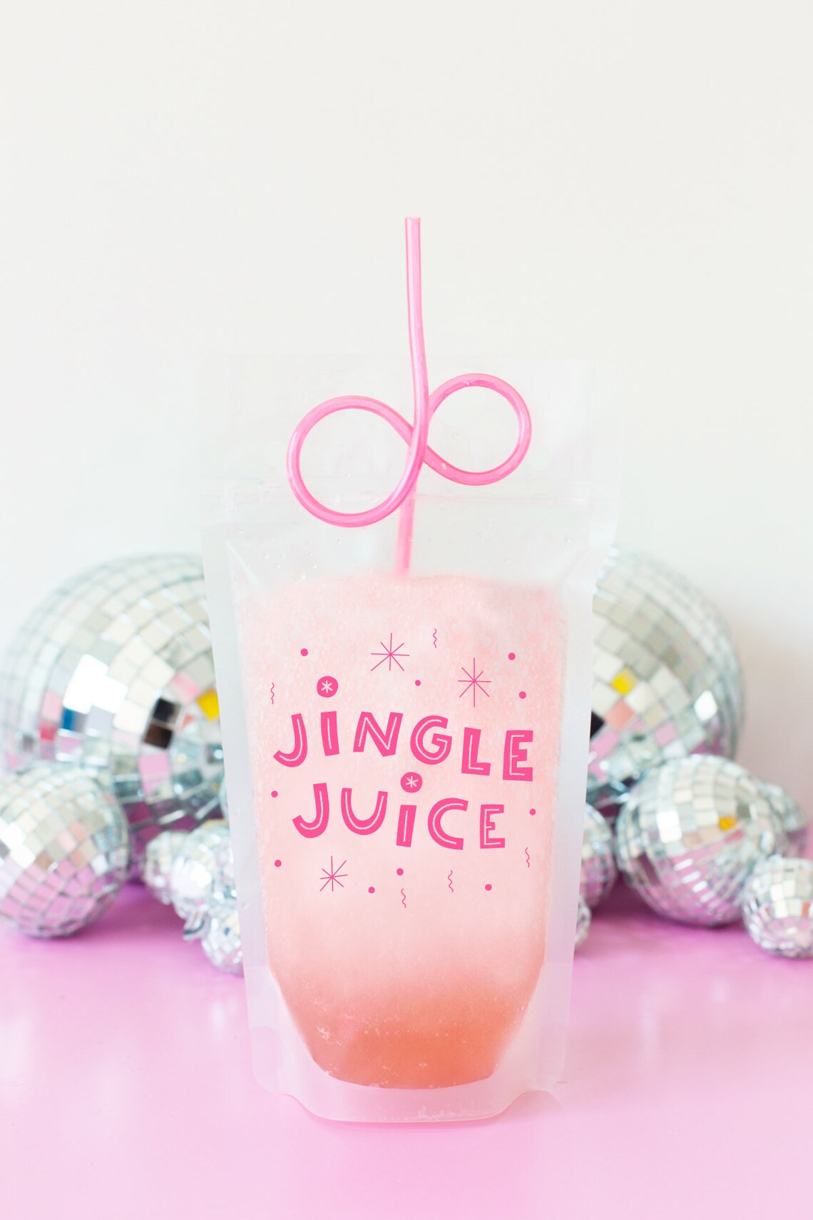 Holiday Reusable Drink Pouches for Christmas Cocktails - Etsy