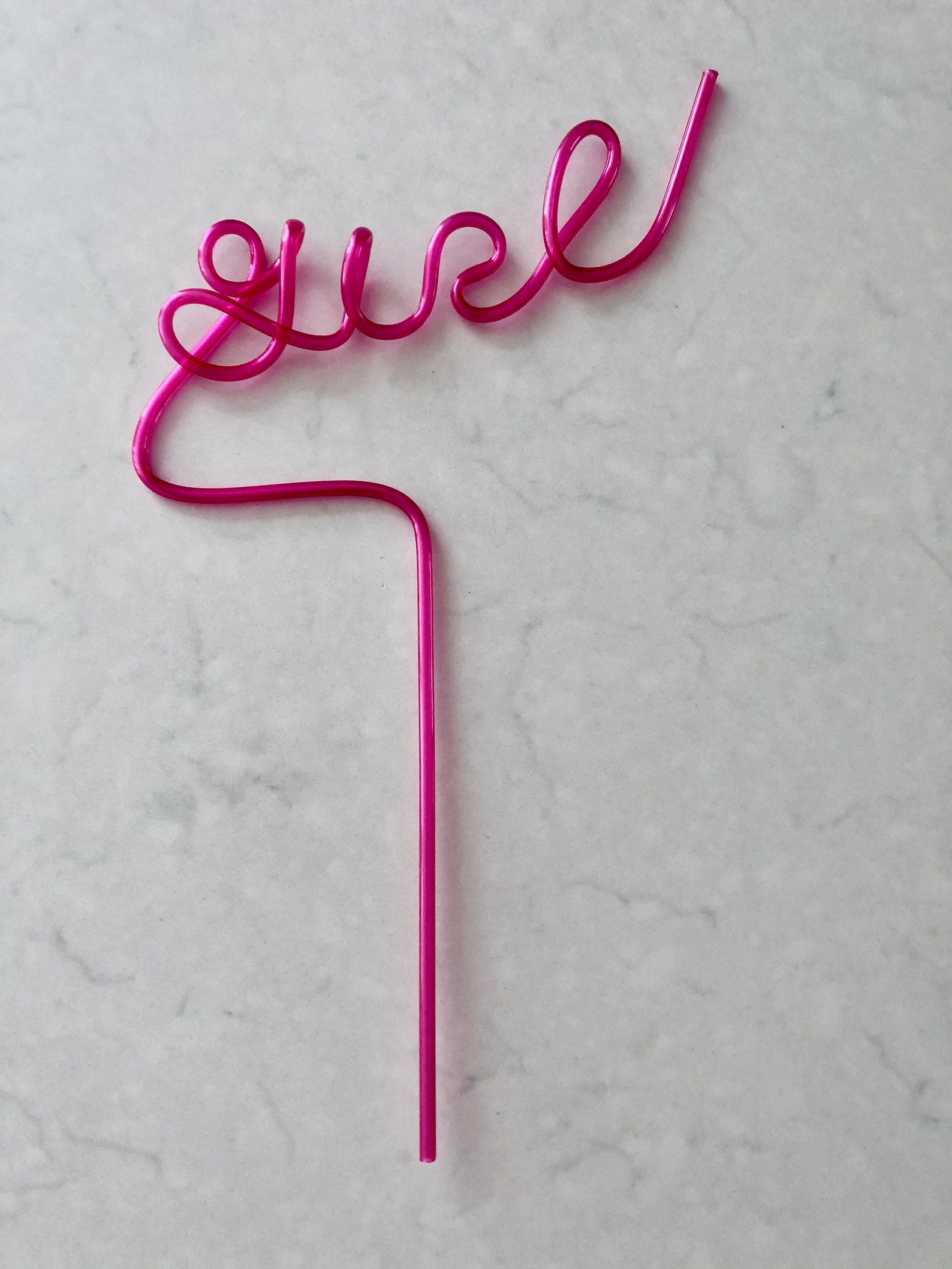 BABY SHOWER Customizable Party Crazy Straws, Personalized Name Straw ...