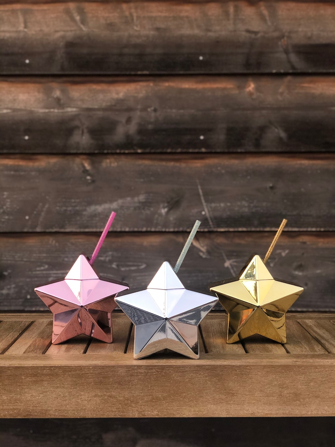Star Party Cup, Star Tumblers, Disco Drink Tumbler, Metallic Star Drink ...