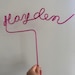 In Stock Discounted Pink Name Straw, Crazy Straws, Kids Name Straw ...