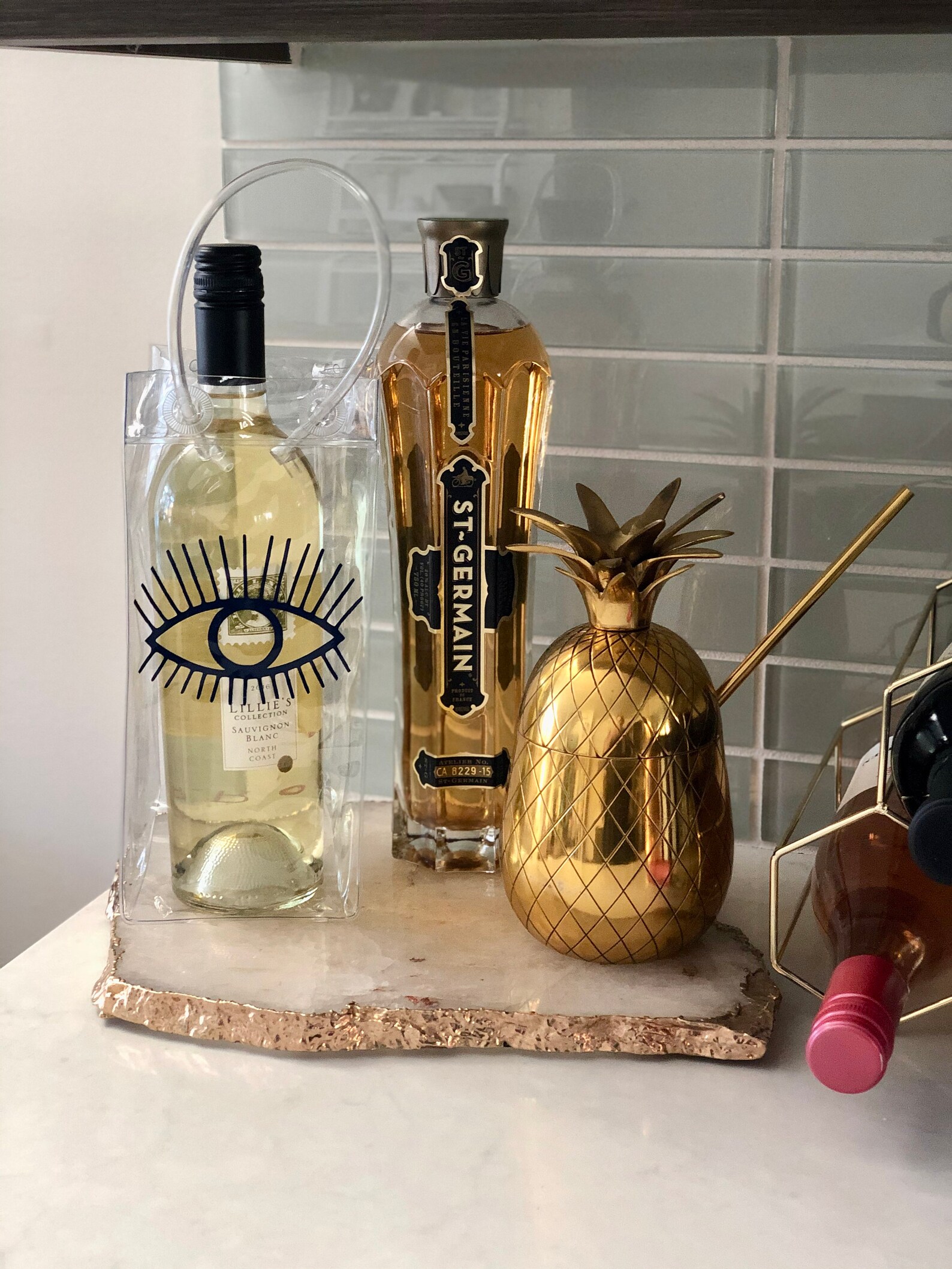 EVIL EYE Wine Tote Rosè All Day Booze Bag Wine Bag | Etsy