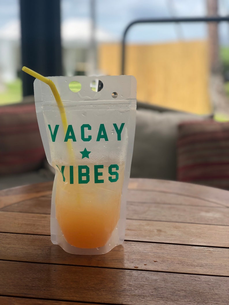 CUSTOM BACHELORETTE Party Pouches Booze Bags Drink Pouches | Etsy