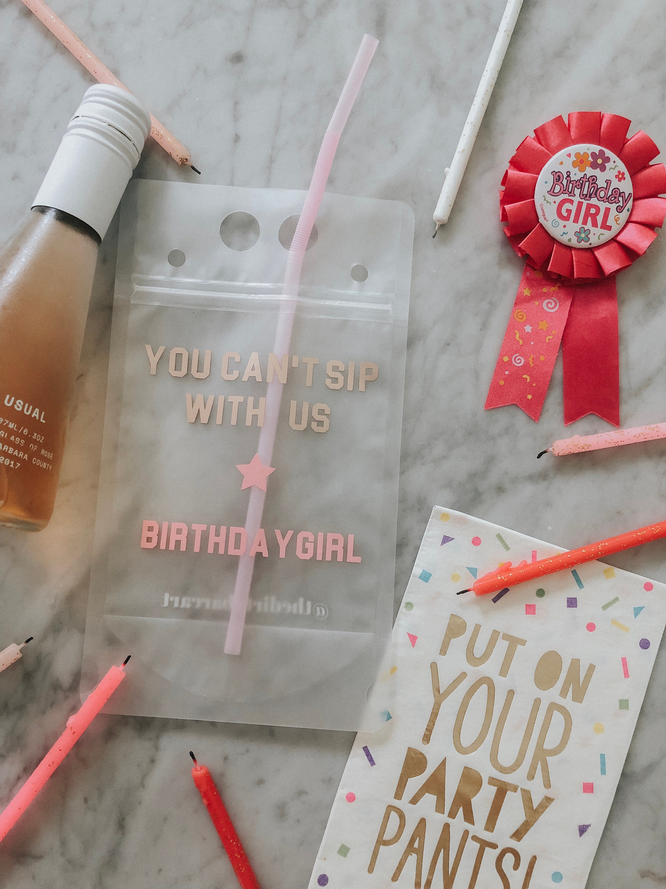 CUSTOM DRINK POUCHES Party Pouches Booze Bags Drink Bags - Etsy