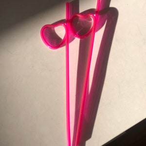 HEART STRAWS, Party Straws, Party Decor, Valentine's Day Straws, Love ...