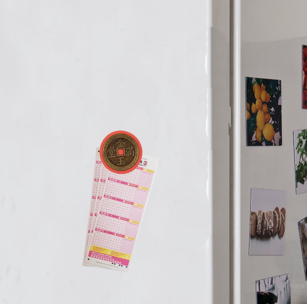 2 PK of 3D Refrigerator Magnets - Large Chinse Coin (good Fortune) - Etsy