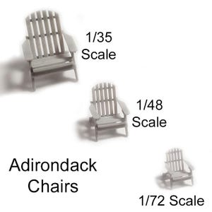 MASH Military Tent Kit 72, 48 or 35 Scales & Adirondack Chairs - Etsy