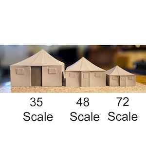MASH Military Tent Kit 87, 72, 48 or 35 Scales & Adirondack Chairs - Etsy