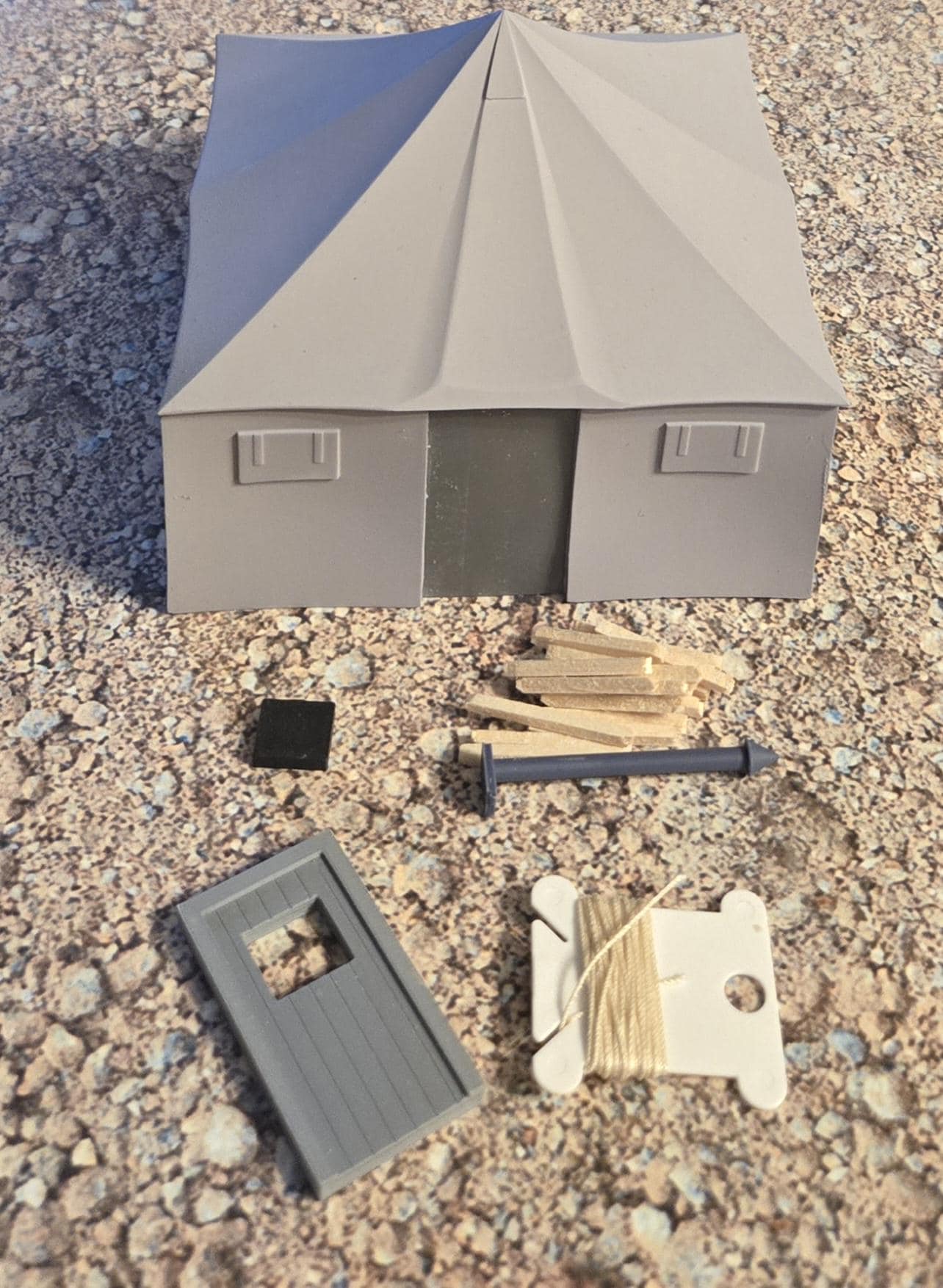MASH Military Tent Kit 87, 72, 48 or 35 Scales & Adirondack Chairs - Etsy