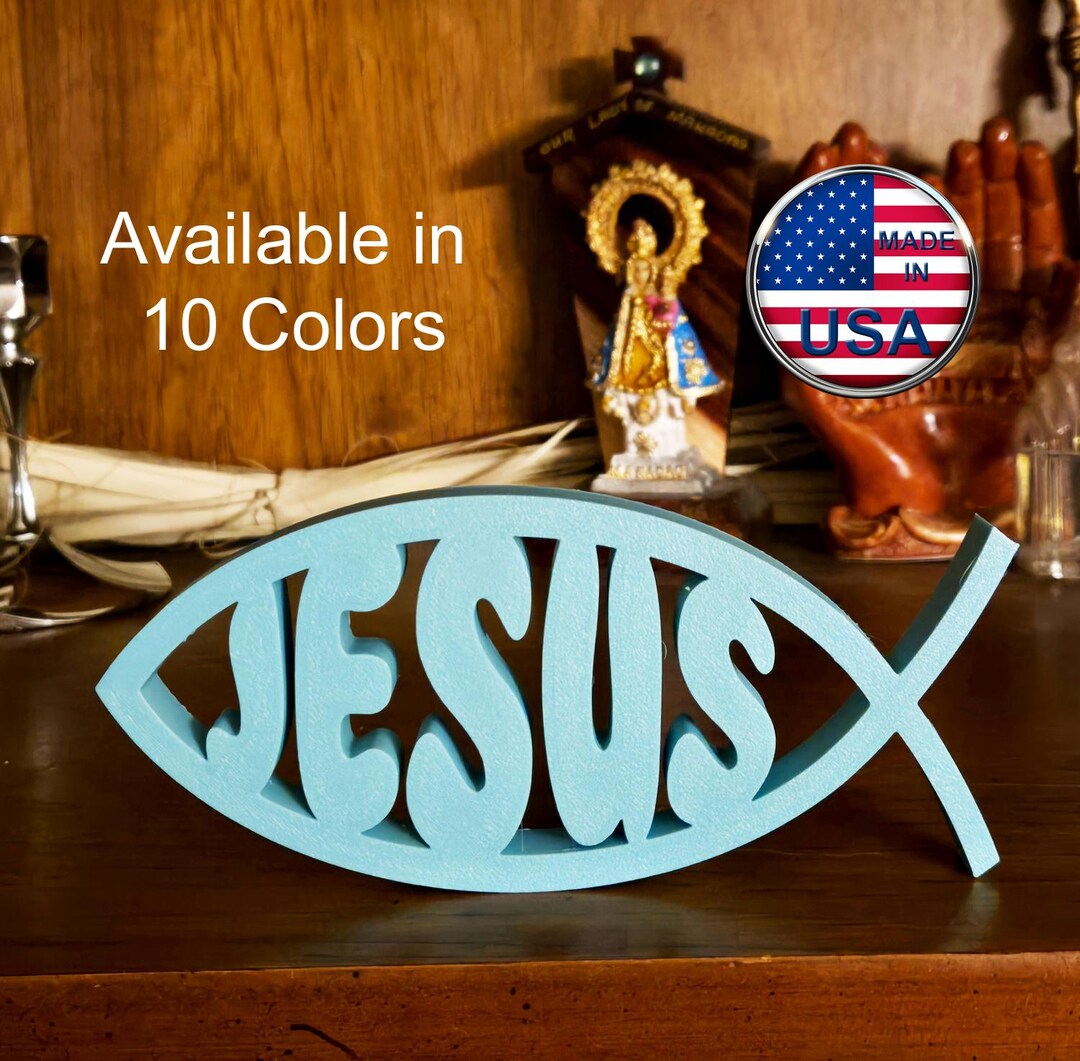 Jesus - Christian Ichthys Art - Etsy