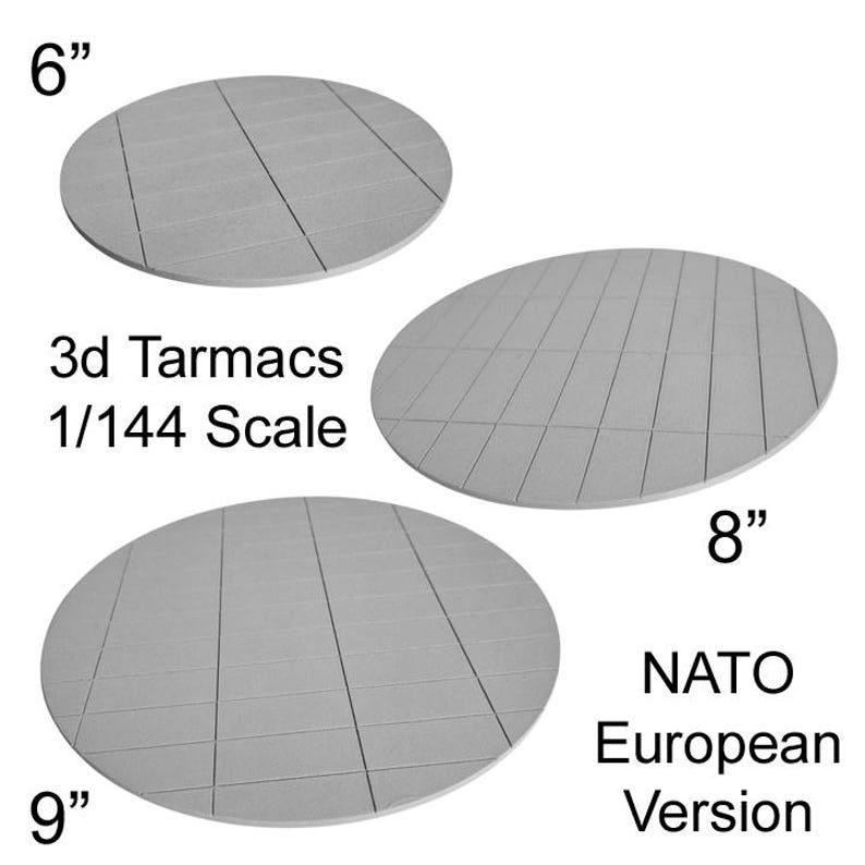 3D Diorama Tarmac 1/144 Scale Nato/european ROUND - Etsy