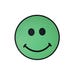 Smiley Face Novelty 3D Sign - Light Green - Etsy
