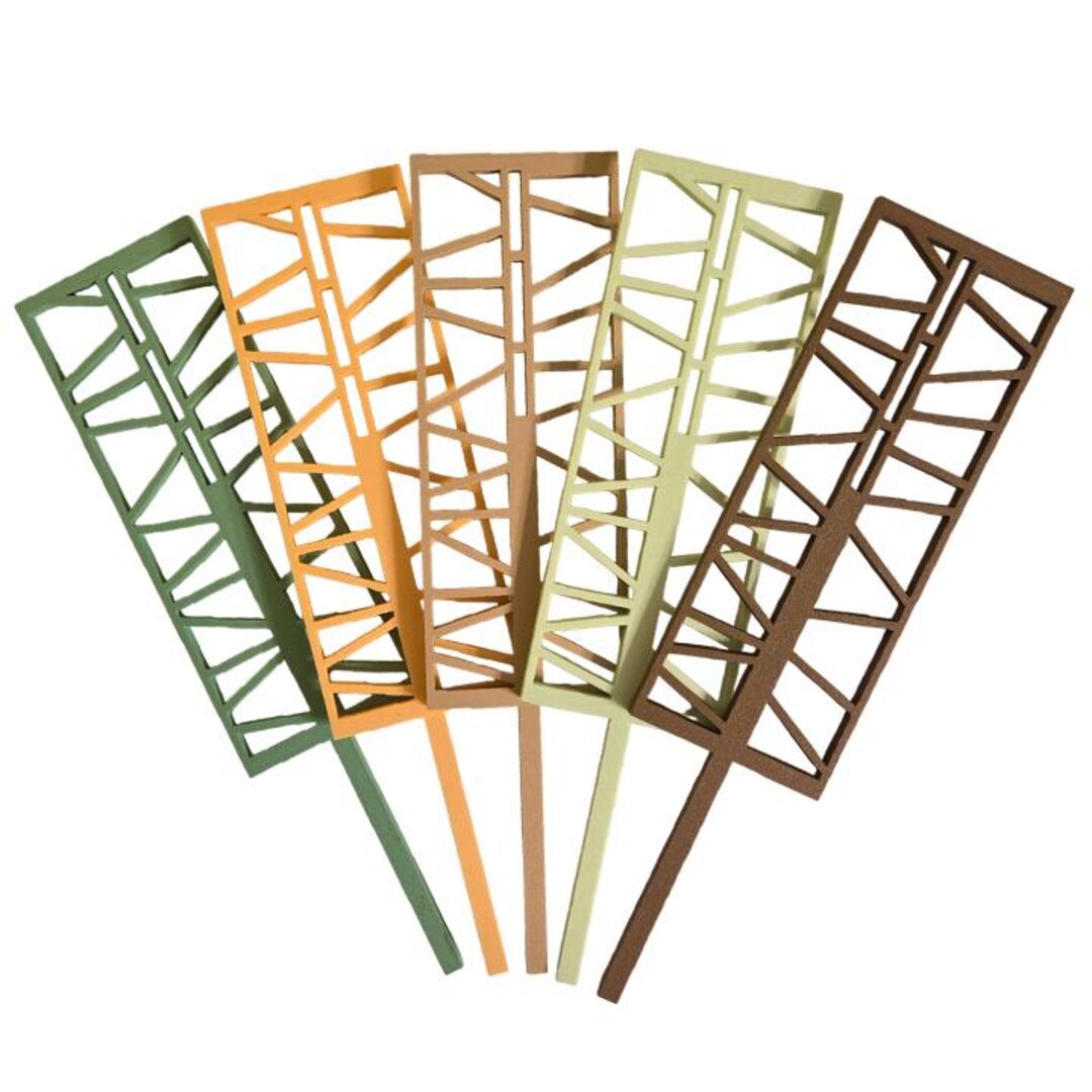 3 Pack Stained Glass Frame Flower Pot Plant Support Stand Stake - Etsy