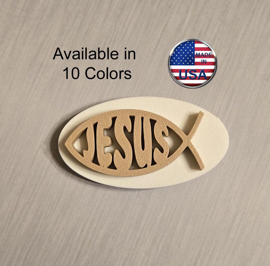 Jesus - Christian Ichthys Art Refrigerator Magnet - Etsy