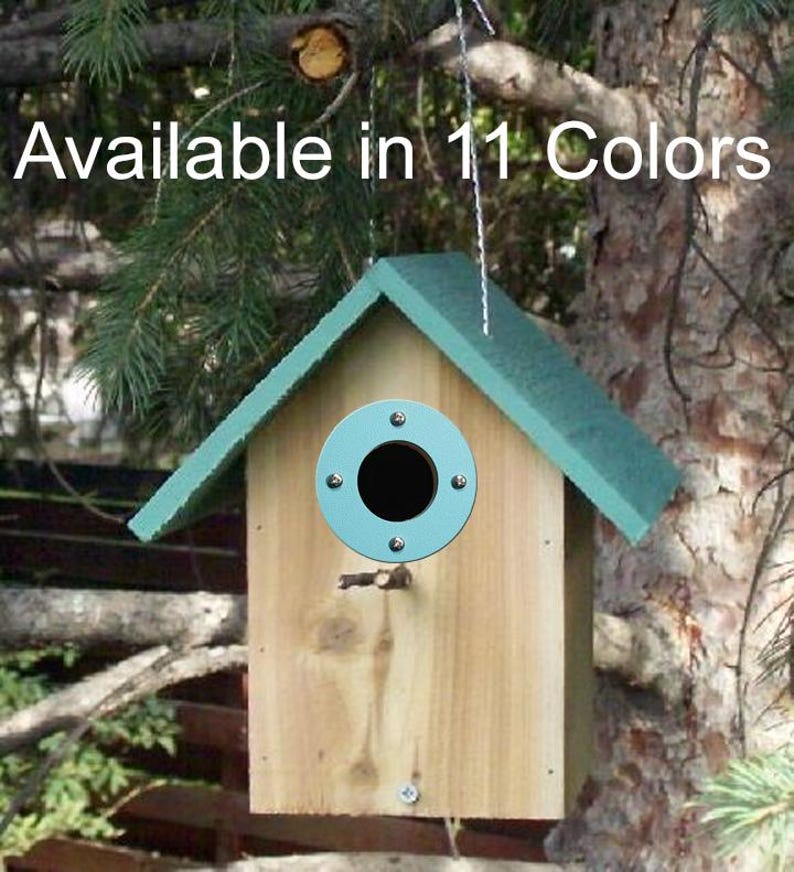 Round Birdhouse Hole Protector (predator Guard) - Etsy