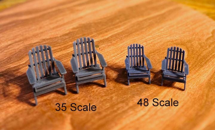 MASH Military Tent Kit 87, 72, 48 or 35 Scales & Adirondack Chairs - Etsy