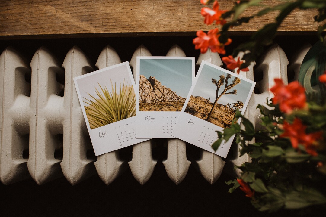 Joshua Tree Calendar 2023 - Etsy