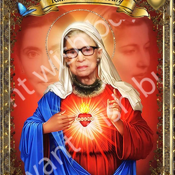 Ruth Bader Ginsburg Prayer Candle - Etsy