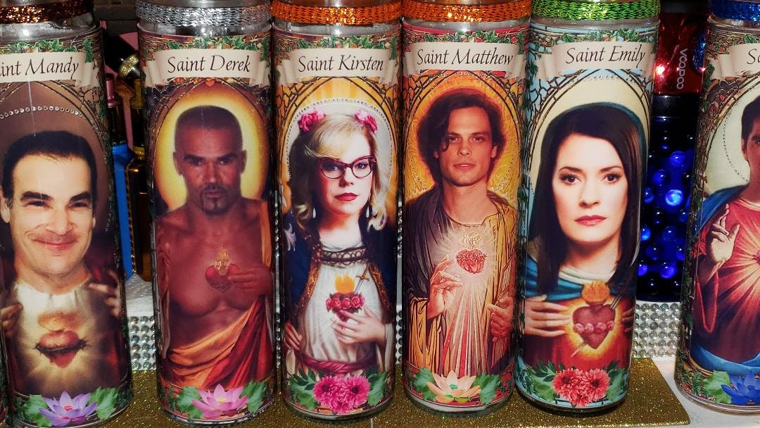 U Pick 4 Candle Set of Criminal Minds CAST Celebrity Saint Prayer ...