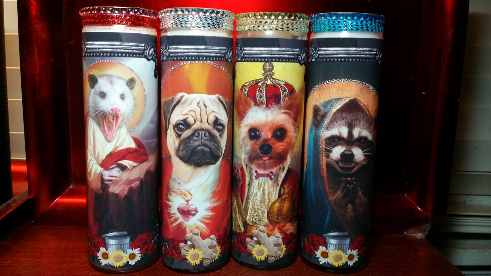 1998 Rooster Furby Saint Prayer Candles Add Your Own Furby - Etsy