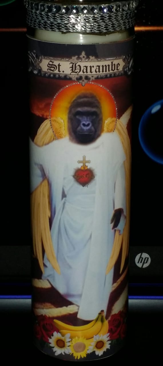 Harambe Prayer Candles Pet Celebrity Prayer Candles 20% | Etsy