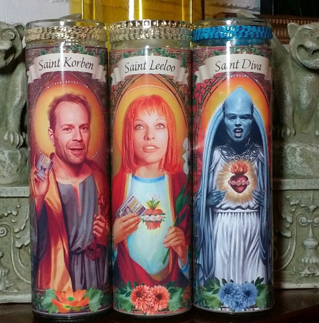 Set of 3 Fifth 5th Element Cast Leeloo, Korben Dallas, Diva Plavalaguna ...
