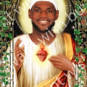 Lebron James Celebrity Saint Prayer Candle Choose Team - Etsy