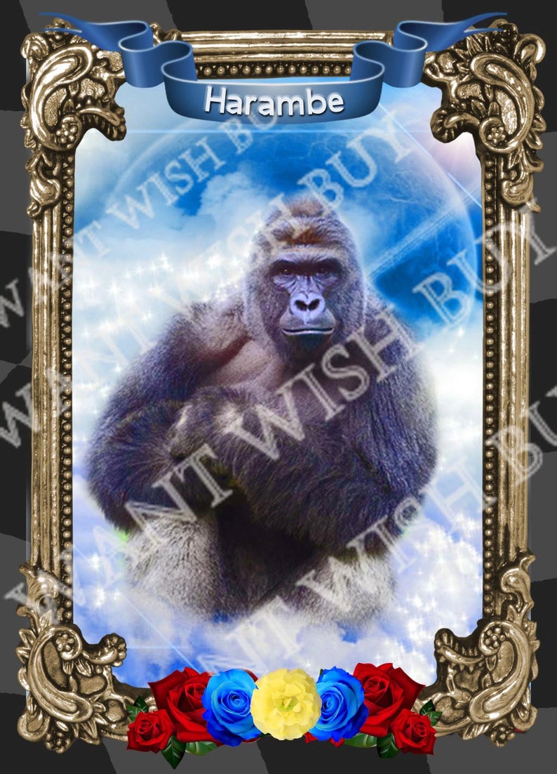 Harambe Memorial Candles - Pet Prayer Candles - Etsy