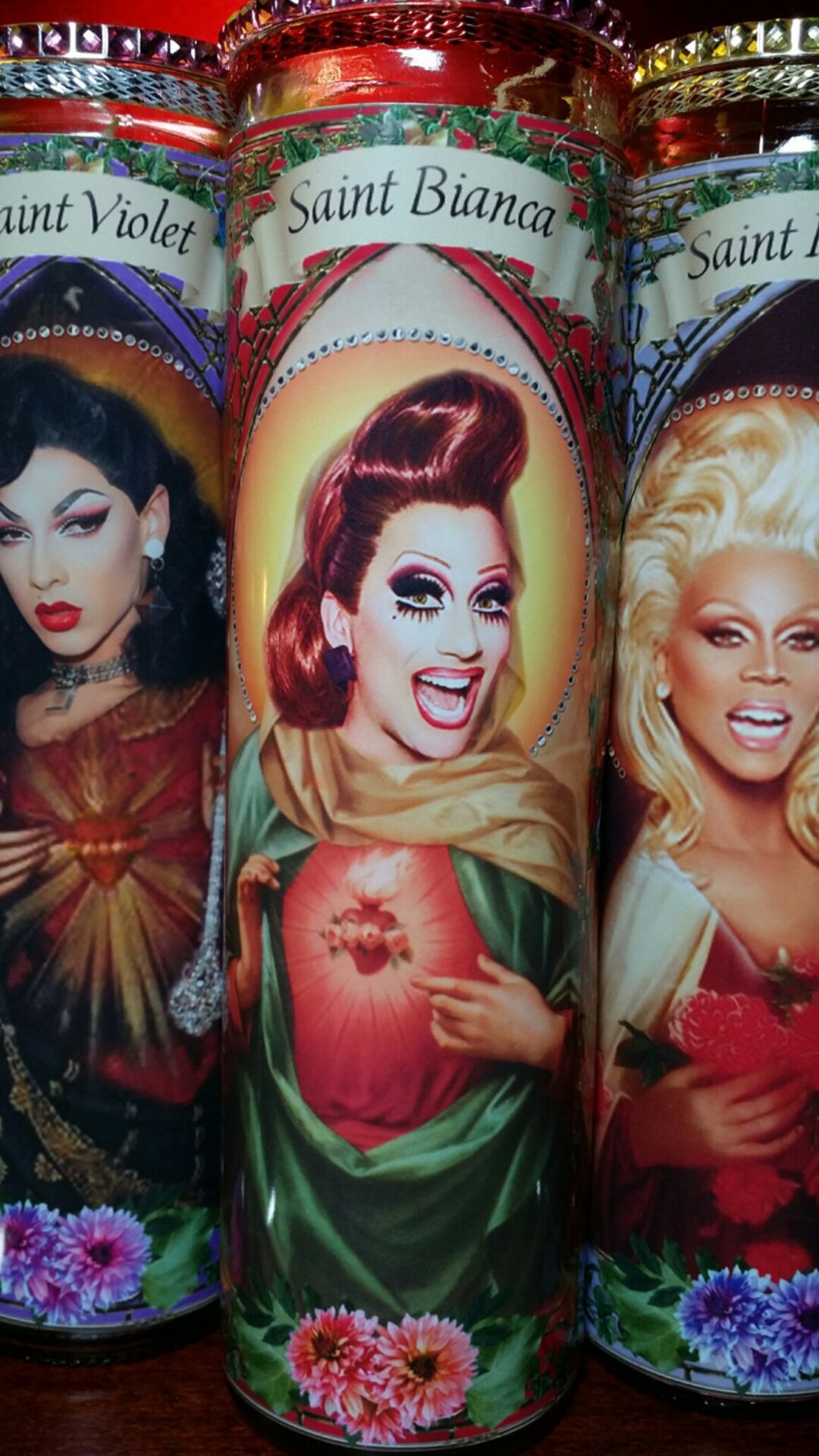 Bianca Del Rio of Drag Race Queens Celebrity Saint Prayer Candles - Etsy