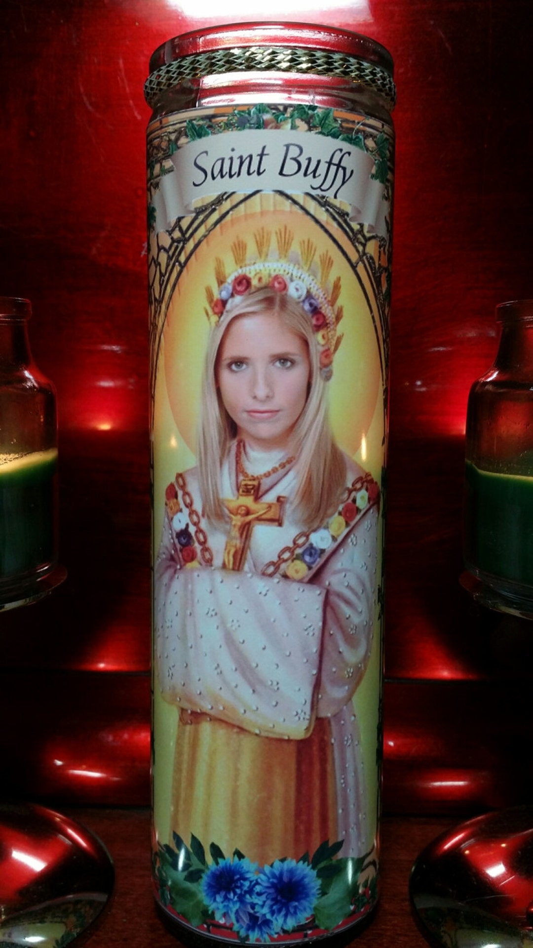Buffy Saint Prayer Candle the Vampire Slayer Sarah - Etsy