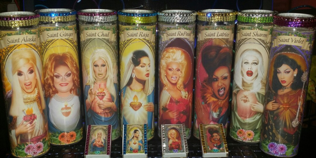 You PICK ANY 8 Candles Rupaul Drag Race Drag Queens Celebrity Saint ...