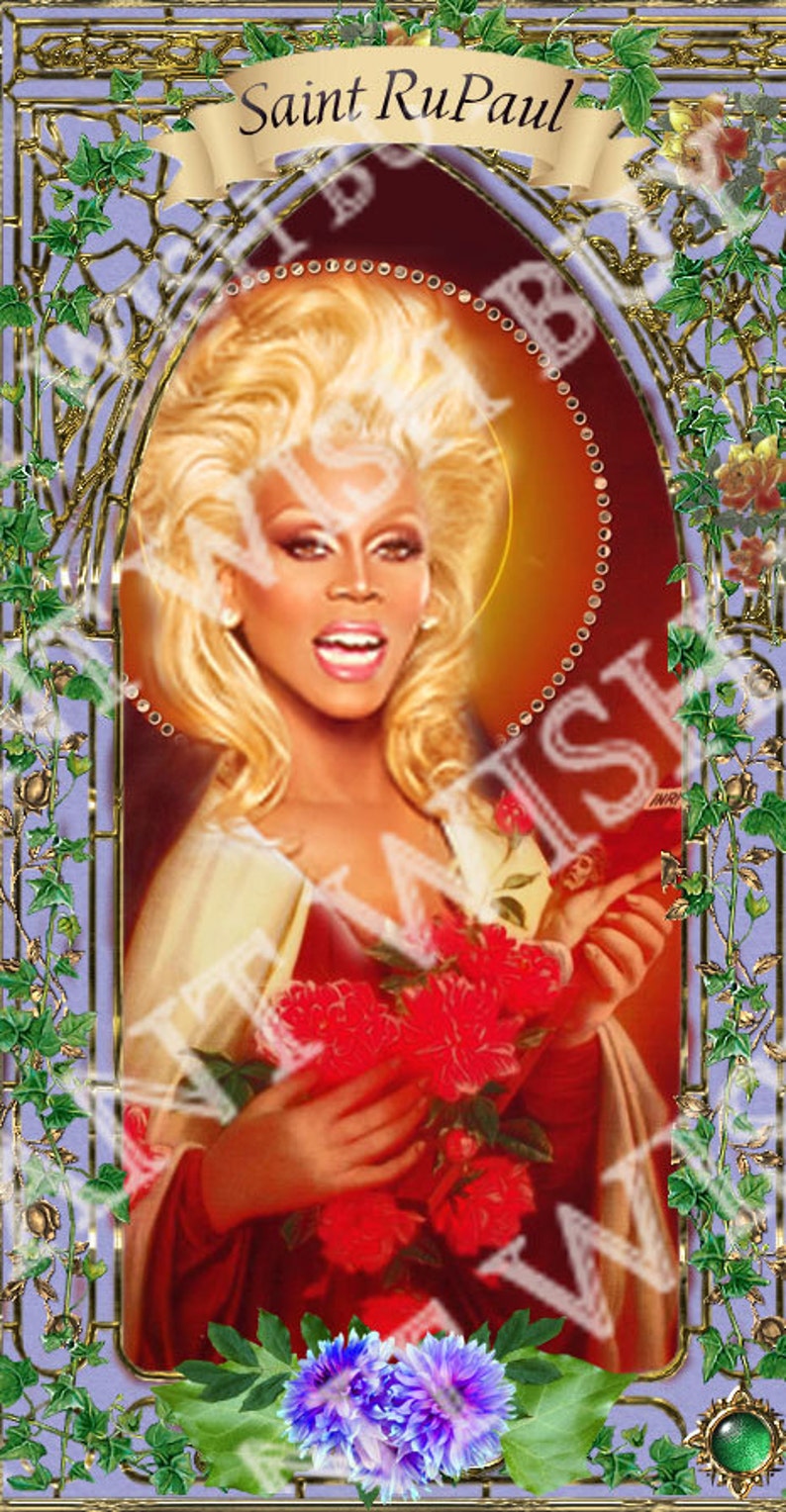 Bianca Del Rio of Drag Race Queens Celebrity Saint Prayer - Etsy