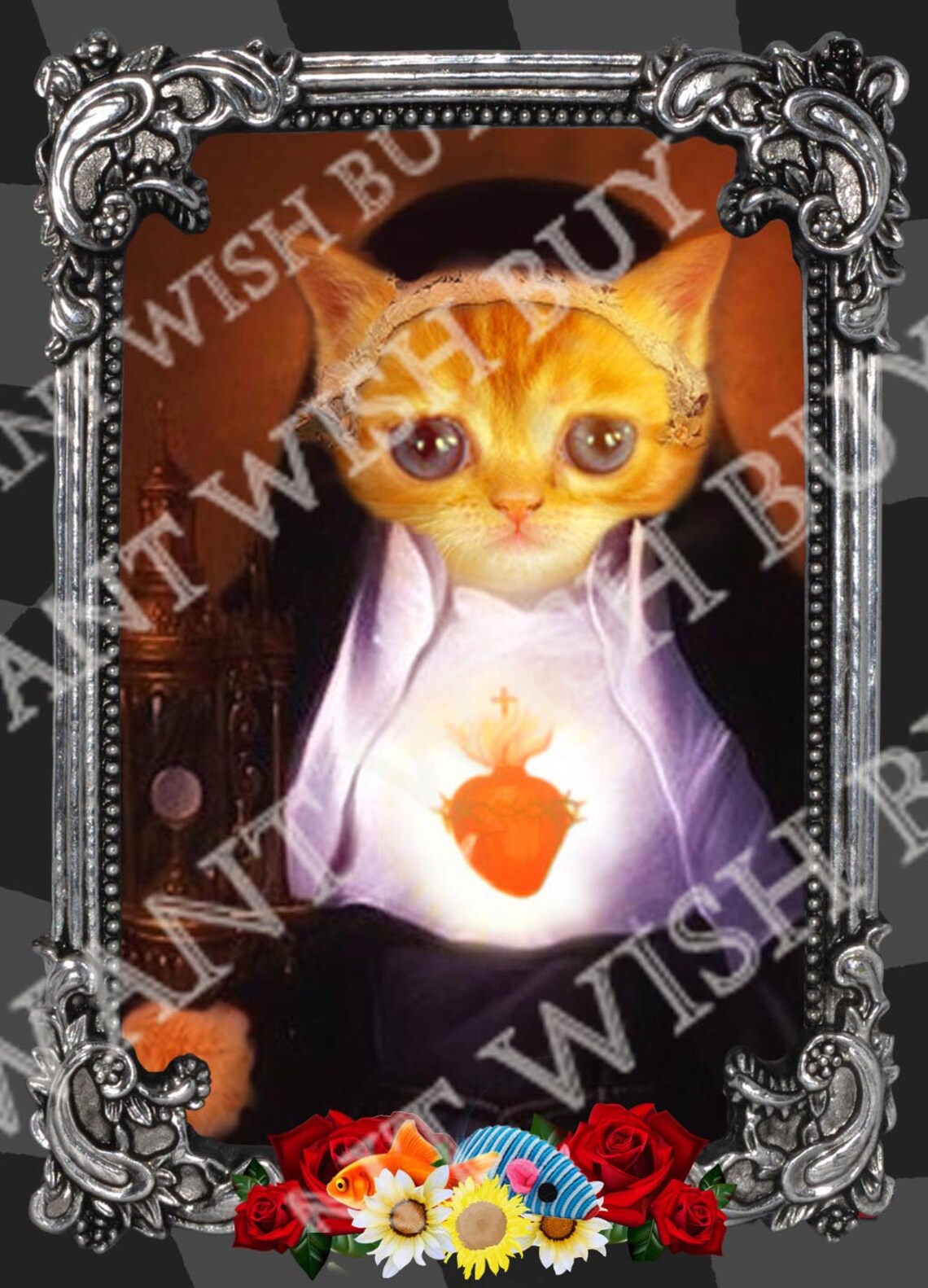 Set of 3 Kitty Cat Prayer Candles Feline Prayer Candle Cat - Etsy