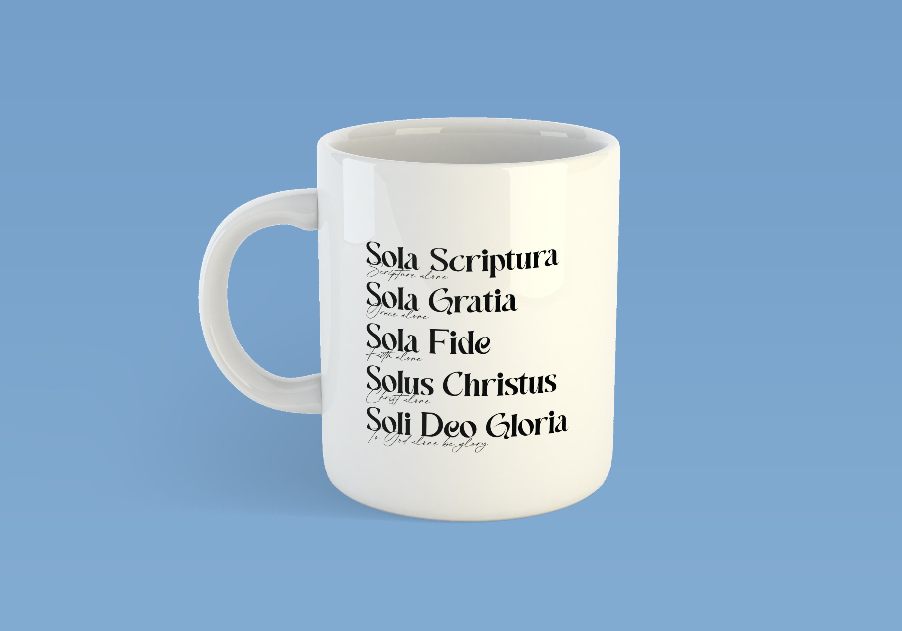 Five Solas of the Reformation Vector / Svg / Ai / Eps / Pdf / Png - Etsy