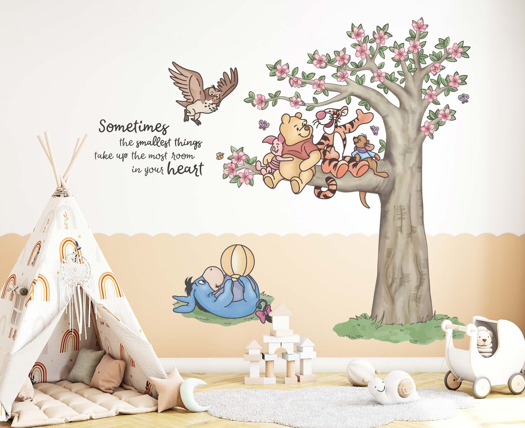 Winnie the Pooh and Friends Wall Decal | Magical Kids Room Stickers ...