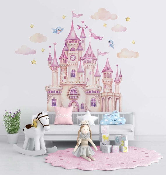 Dibujos De Castillos De Princesas Ilustración De Castillo Rosa,