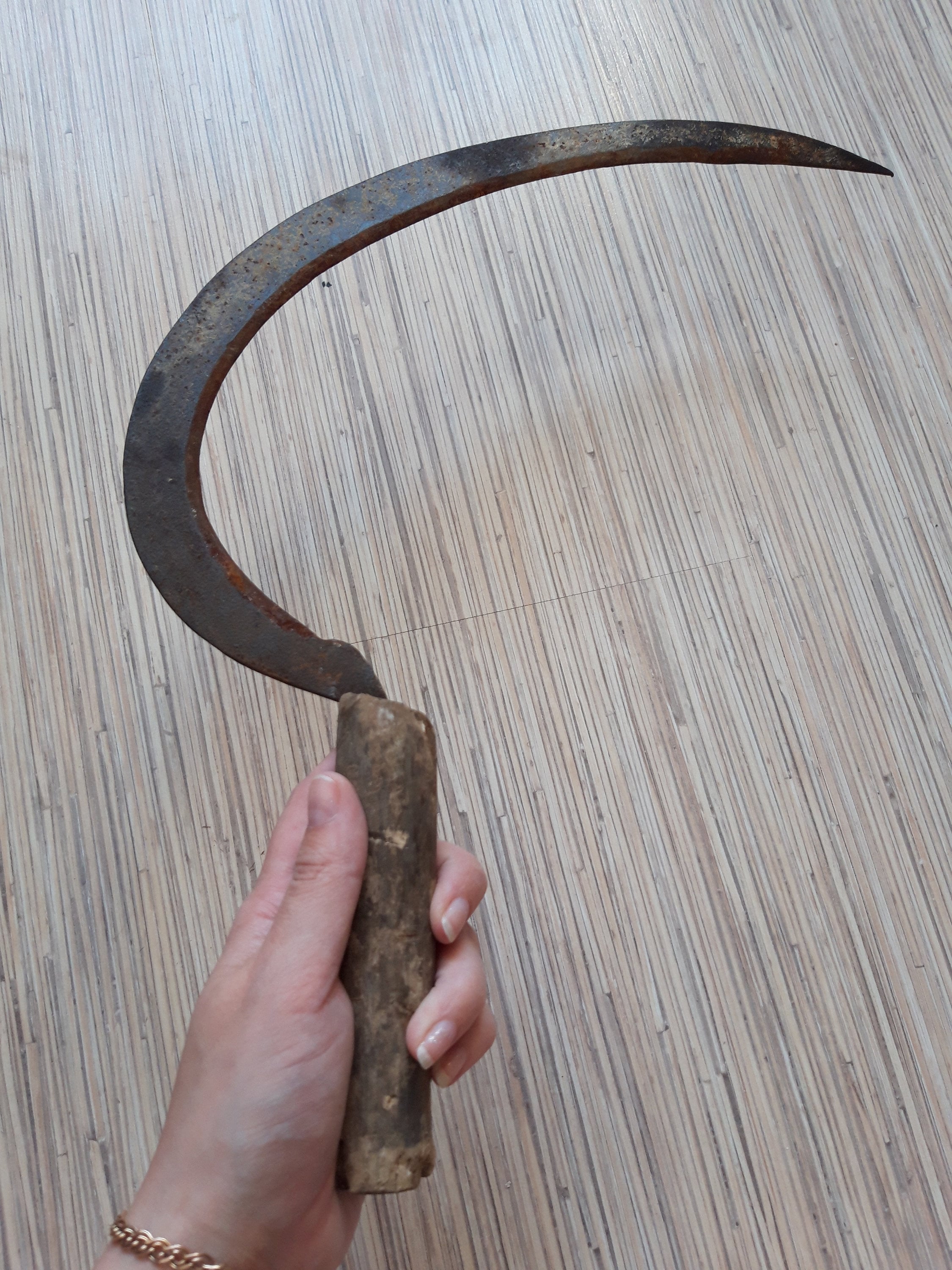 Hoz vintage herramienta de mano primitiva herramienta granja | Etsy