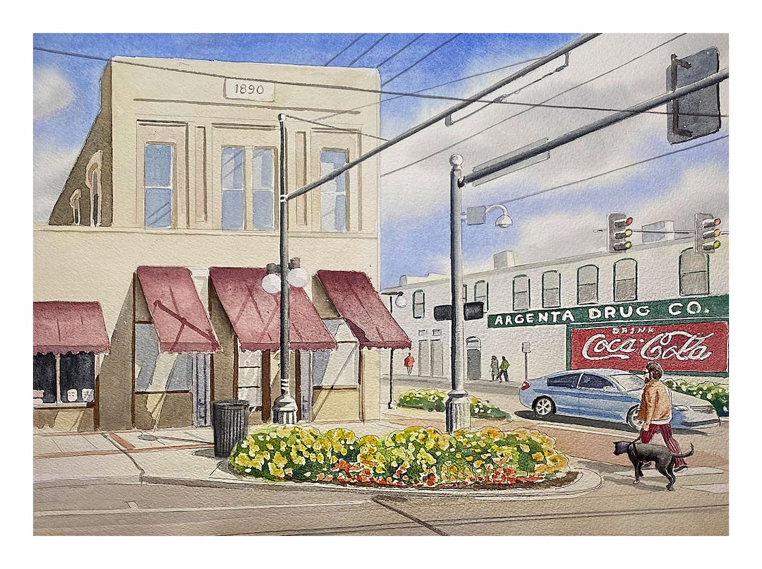 Sunny Day in Argenta Original Painting - Etsy