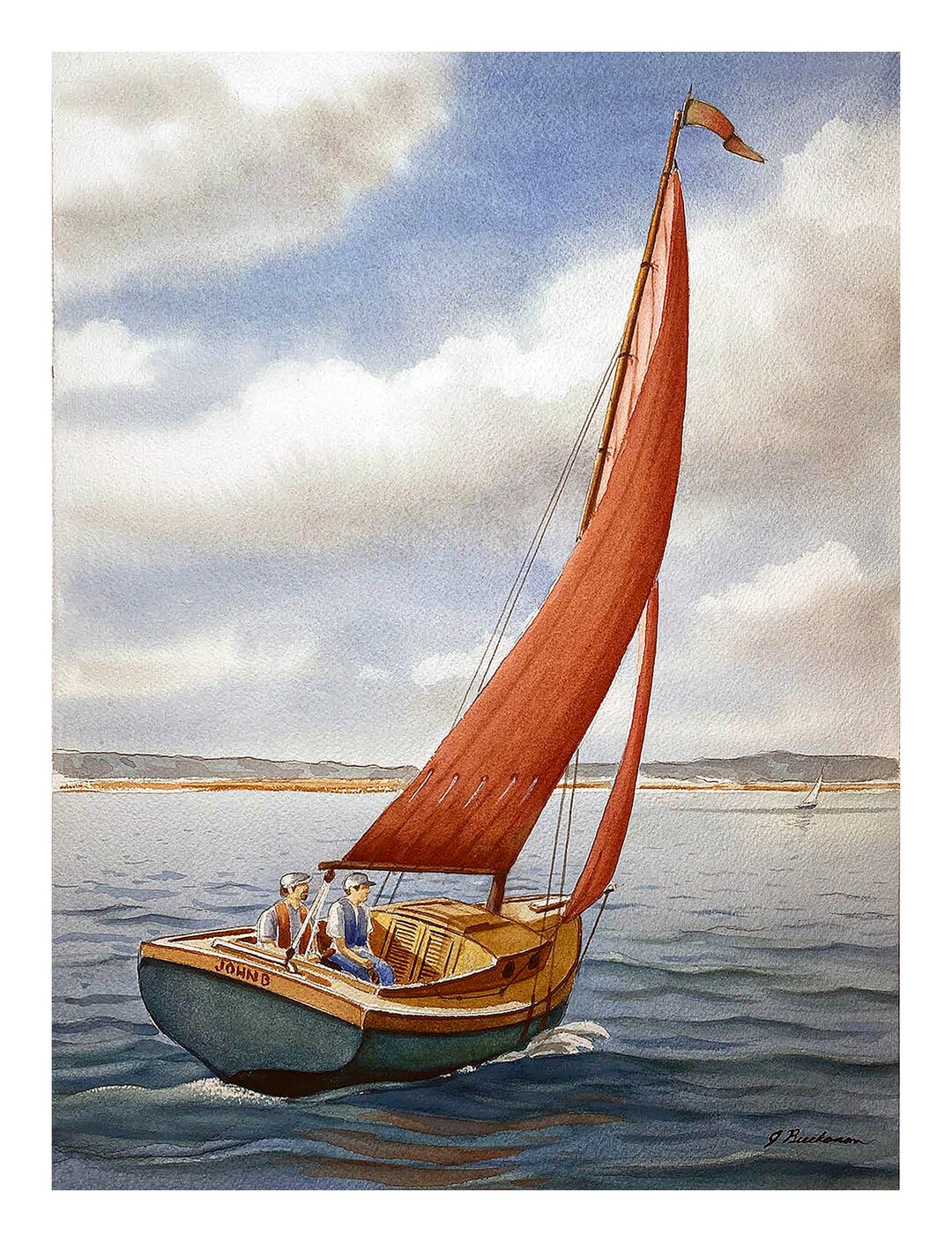 Sloop John B original Watercolor Painting - Etsy