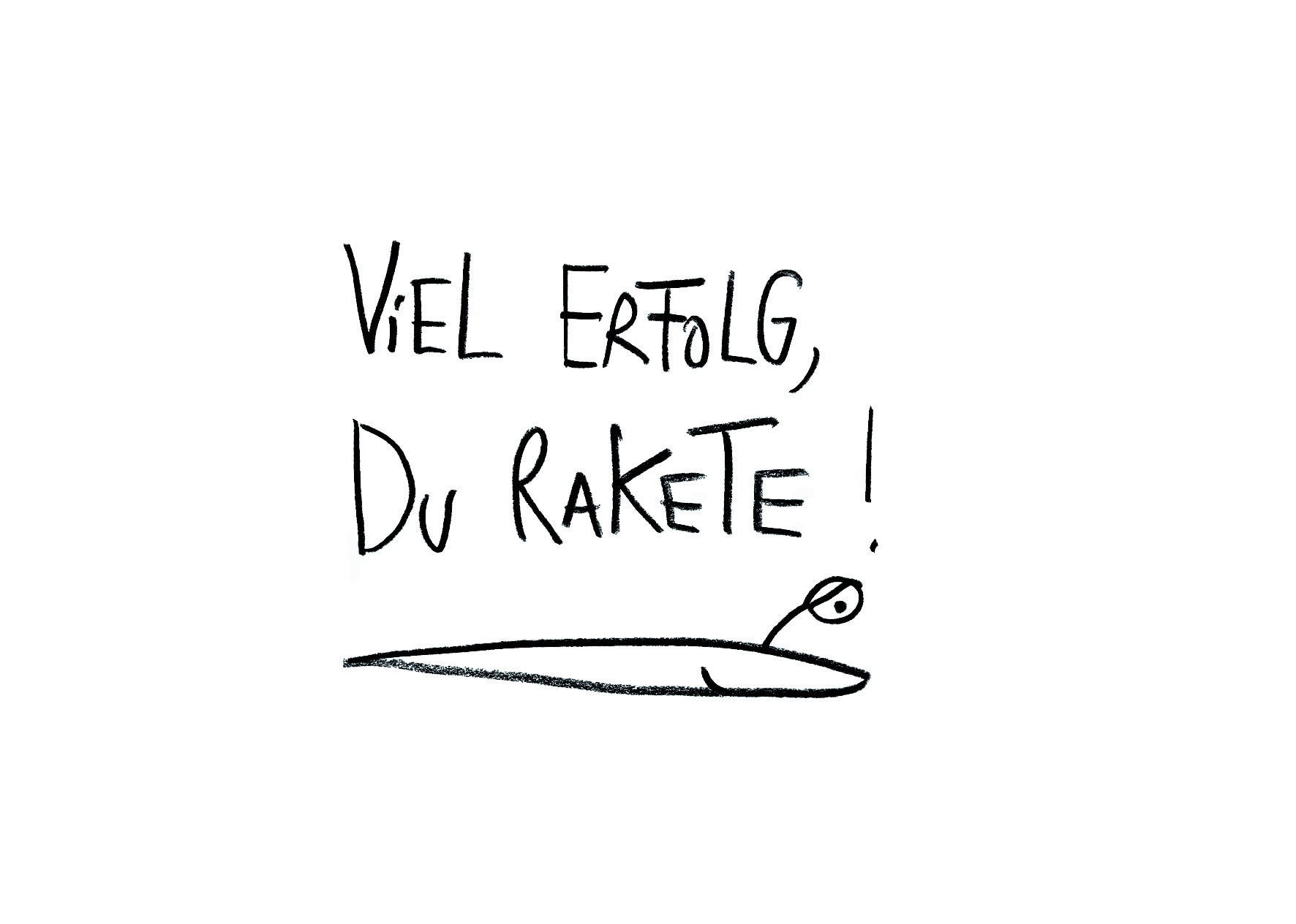 Postkarte "Erfolgsrakete" - eDITION GUTE GEISTER - Etsy.de