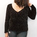 V is for Velvet Sweater Pattern - Etsy