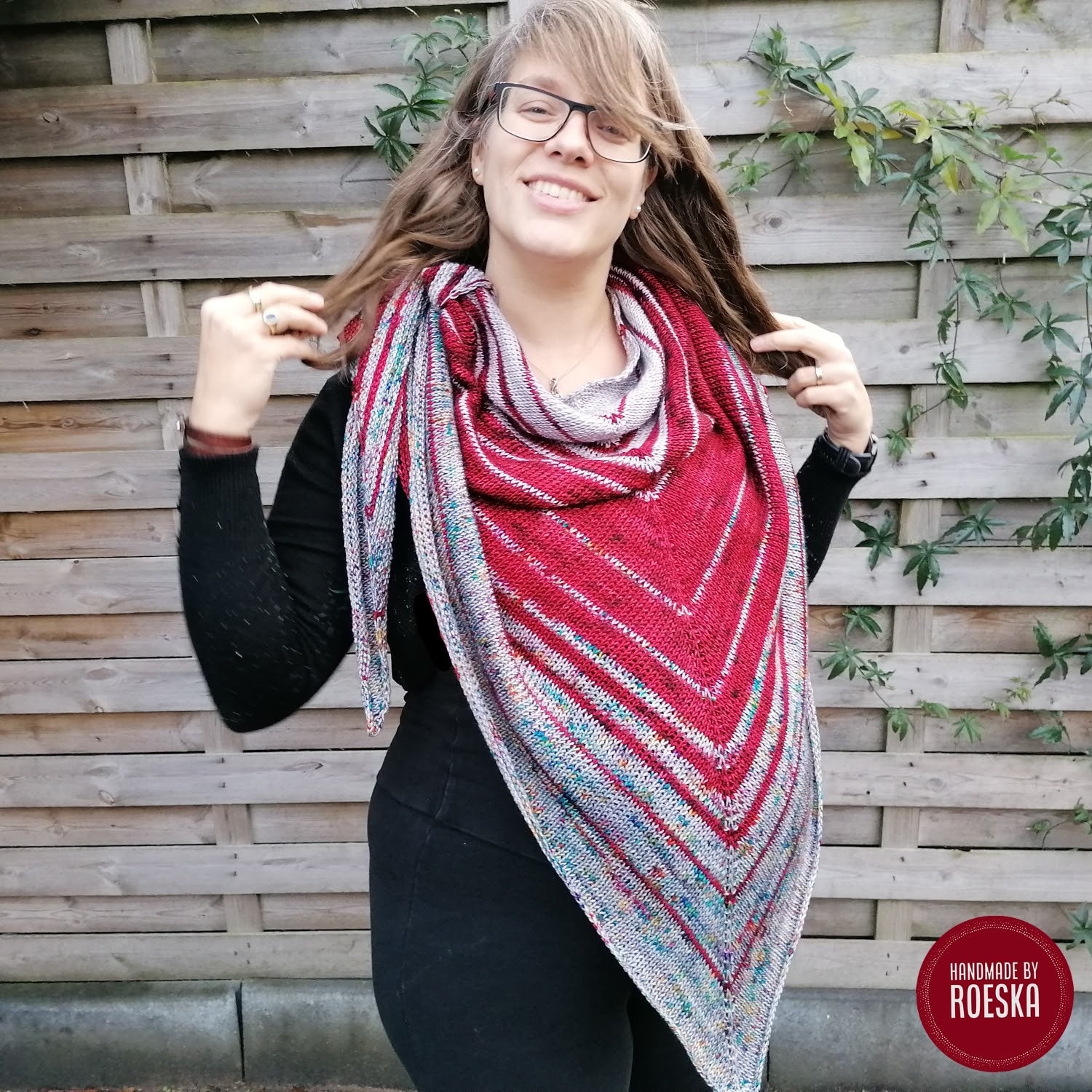 Tunisian Crochet Fibonacci Fade Triangle Shawl Pattern | Etsy