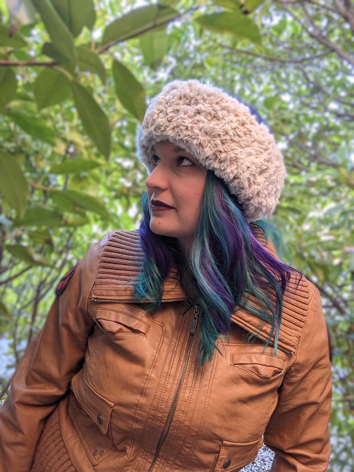 Czarina Crown Faux Fur Crochet Headband Pattern - Etsy