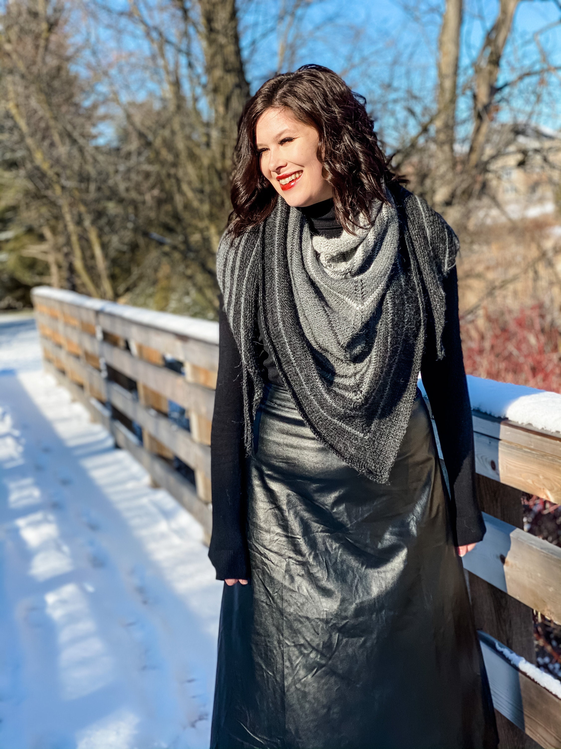 Tunisian Crochet Fibonacci Fade Triangle Shawl Pattern - Etsy