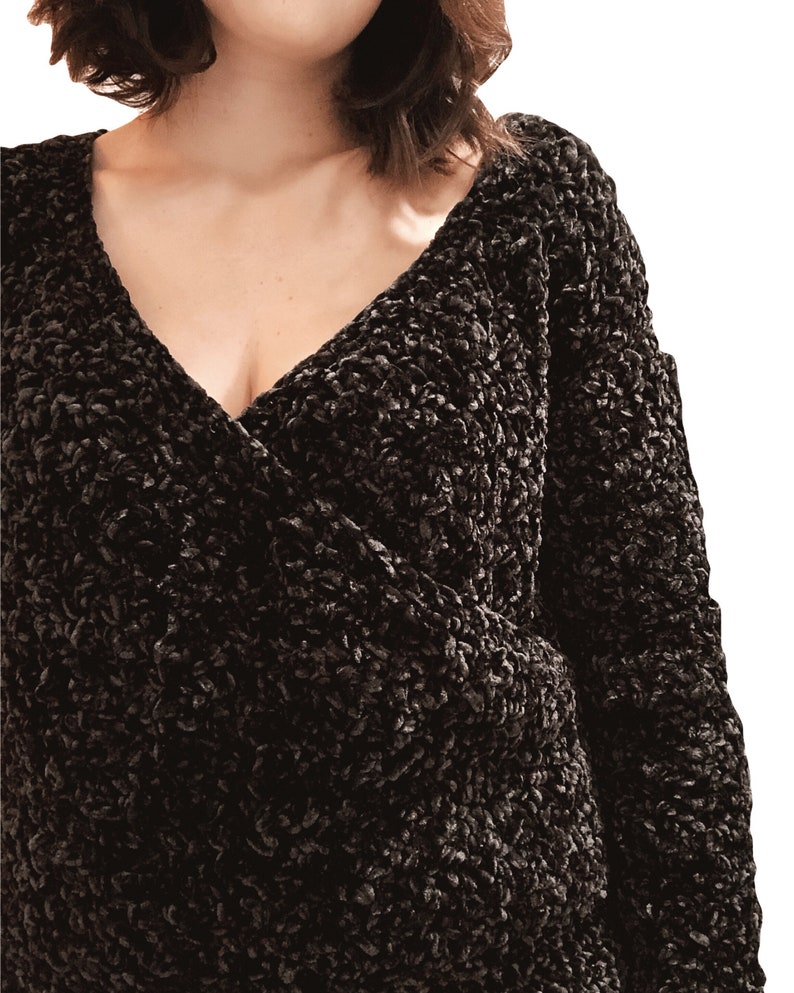 V is for Velvet Sweater Pattern - Etsy
